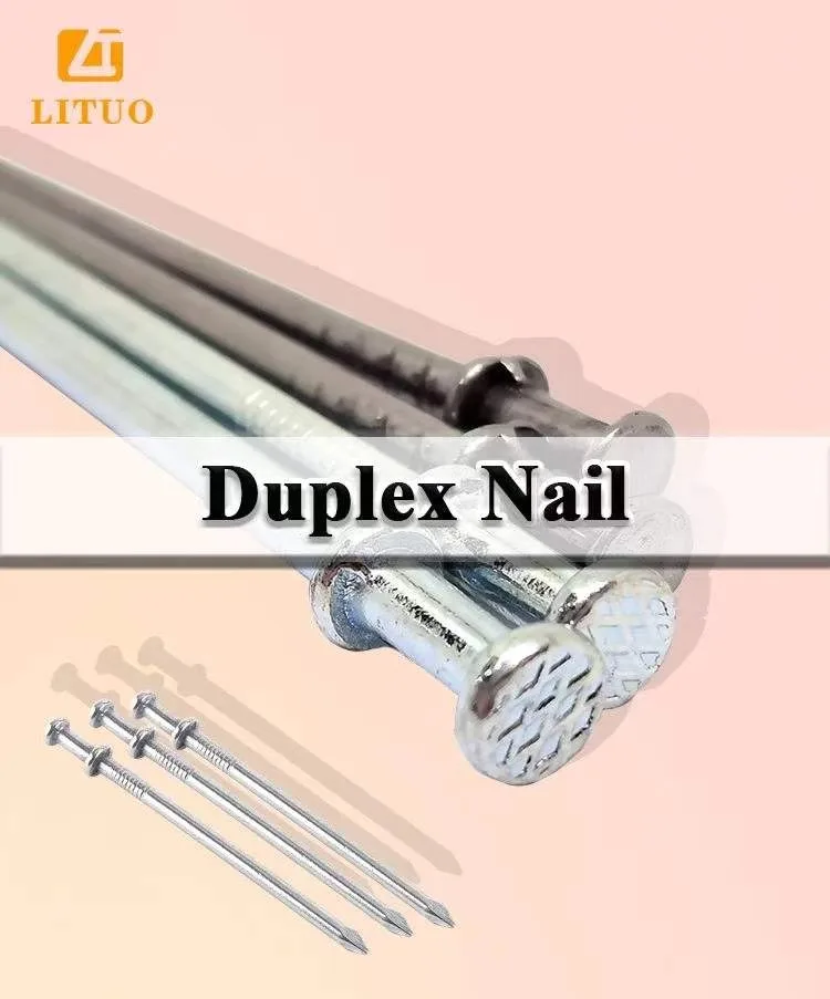 Duplex Head Nails Double Head Nail 2d-30d - Buy Duplex Head Nails ...