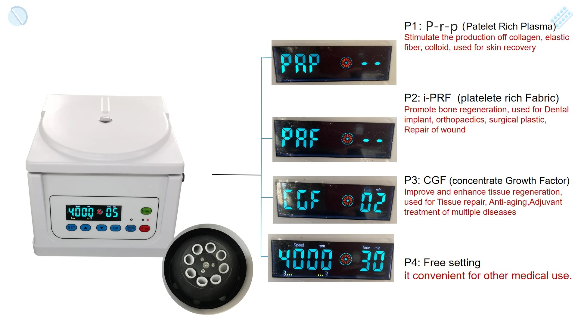 Bio-Joint Centrifugal Machine for PRP Gel Maker for Laboratory for PRP ...
