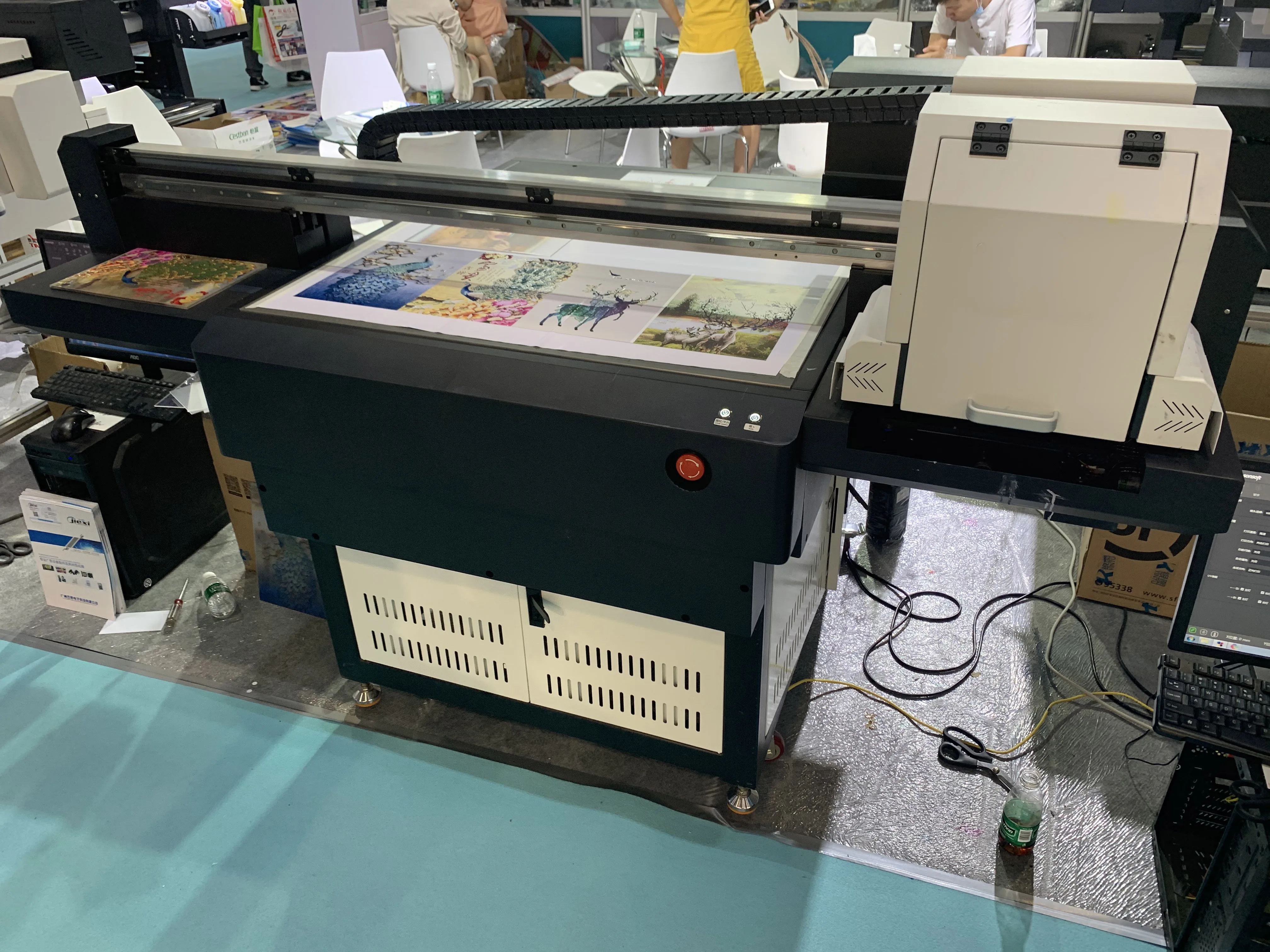 Small Size 4050 Flatbed Led A2 Uv Printer For Phone Case Glass Bottle Pen Pvc Acrylic Ceramic ...