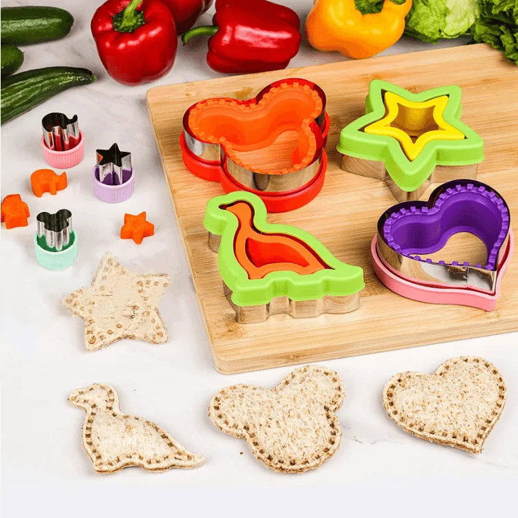 Cartoon Shaped Stainless Steel 430 Sandwich Cutter Cake Baking ...