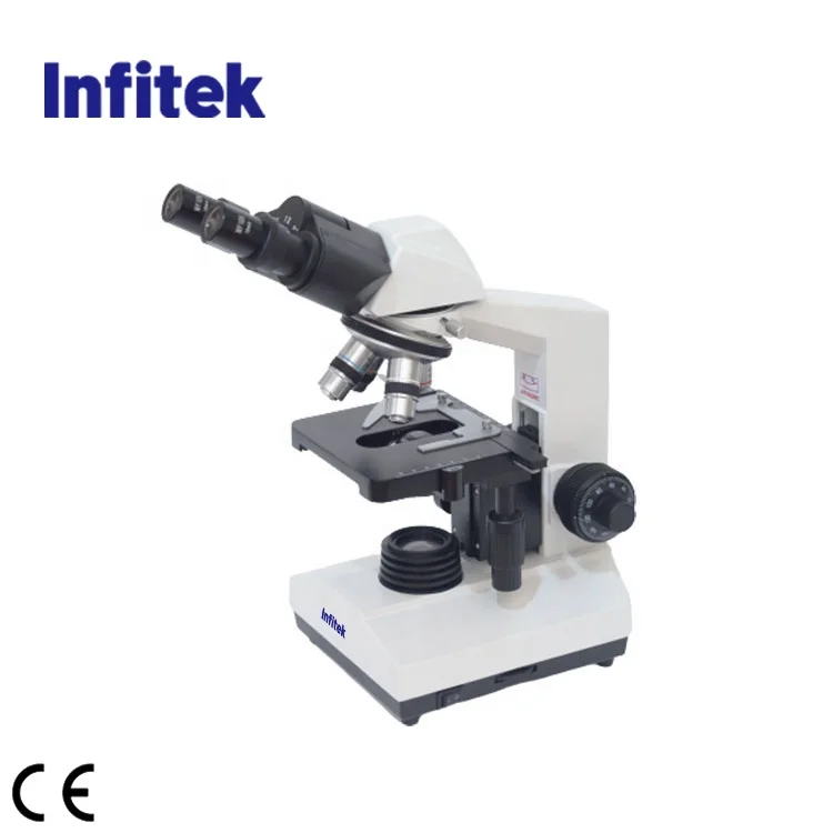 Infitek Laboratory Binocular Head Biological Microscope Siedentopf With ...
