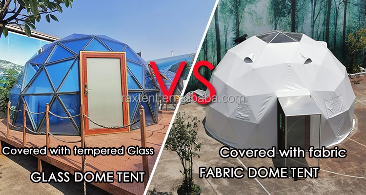 8M Snow Dome Tent - Glass Dome Glamping for Hotels & Resorts