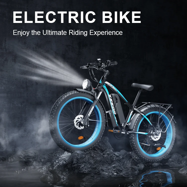 Factory Adult 26 Inch Beach Cruise E Bike 48v 16ah Battery 1000w Ebike ...