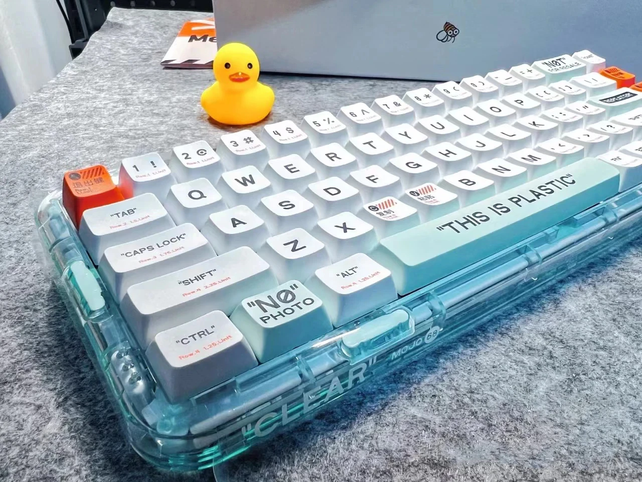PLASTIC XDA Profile Keycaps Set PBT Artisan Custom Keycaps