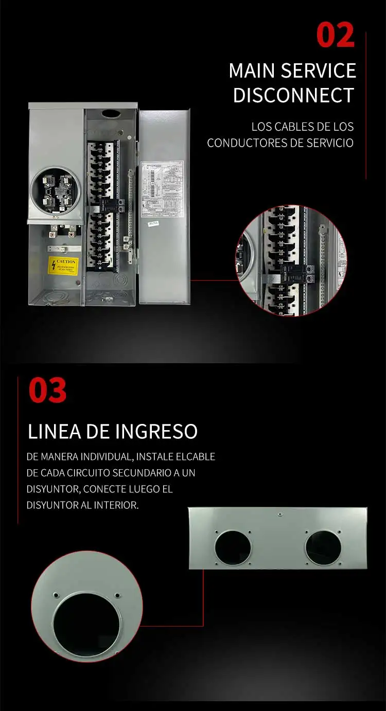 125a Wall Mounting Main Breaker Load Center Panel| Alibaba.com