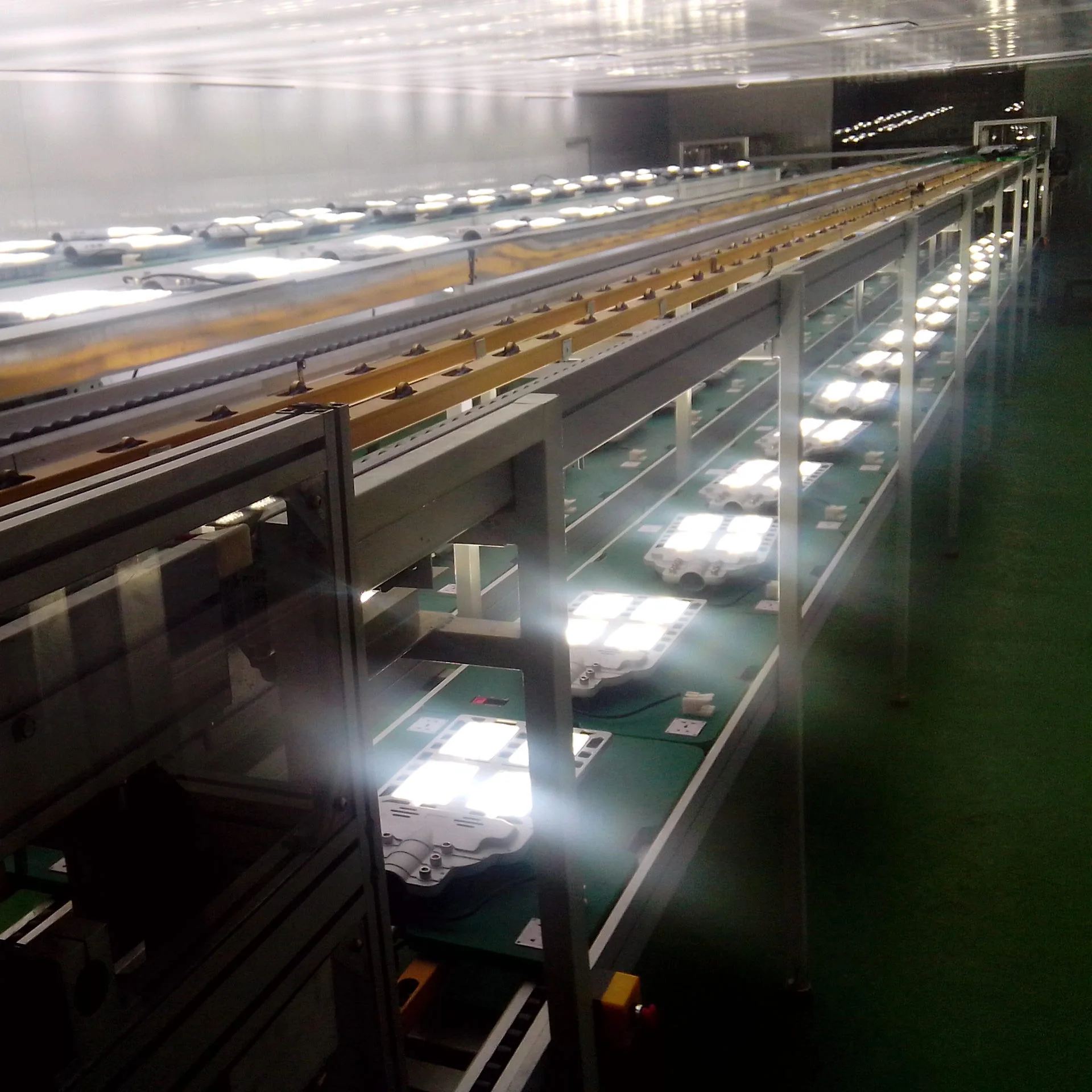 Manual Esd LED Lamp TV Assembly Line With Slat Chain| Alibaba.com