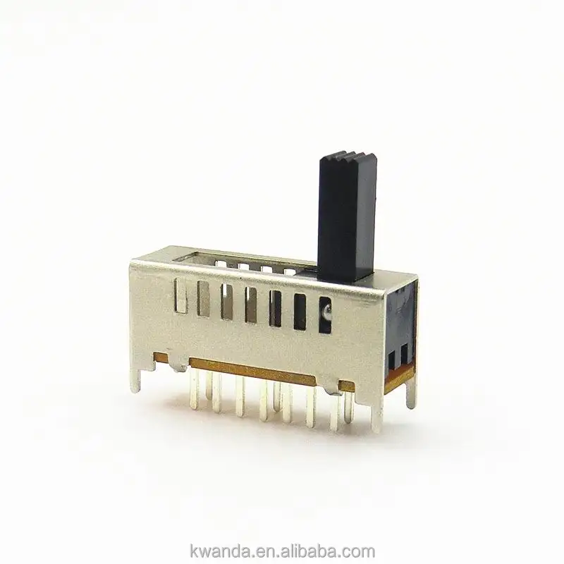 7 Position 14 Pin Slide Switch 2p7t 26.5x8.2x14.7 Mm 0.3a 50v Dc Vertical Slide Switch - Buy 14 ...