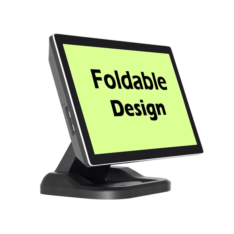 15.6 Computer Cash Register Machine Foldable Desktop Cashier Epos ...