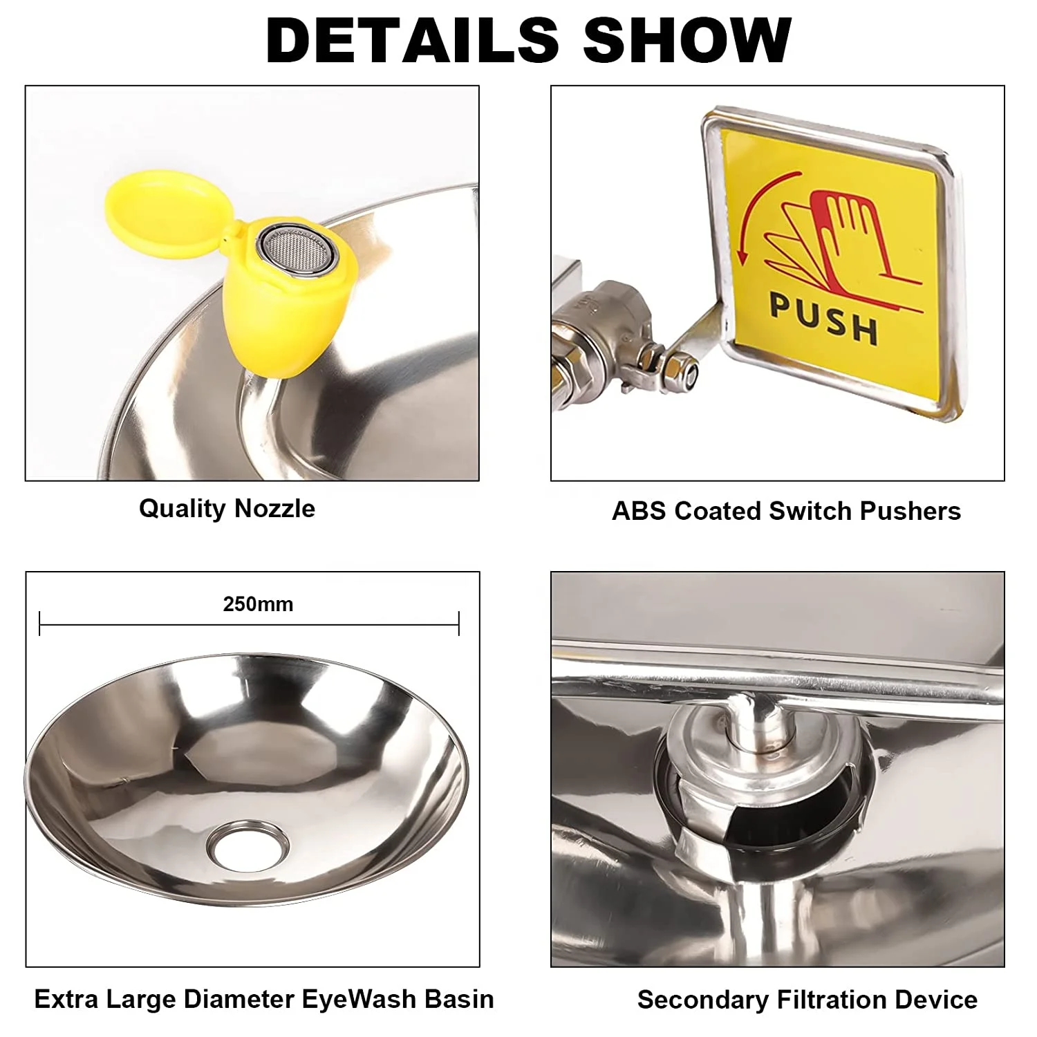 Wall Mount Eyewash Stations - Reliable Eye Wash Solutions