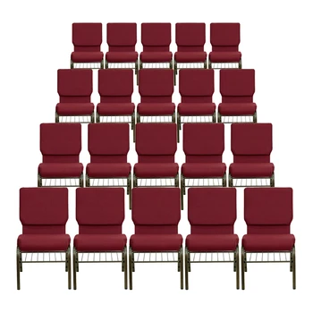 Wholesale Padded Stackable Metal Theater Chair Conference Stackable ...
