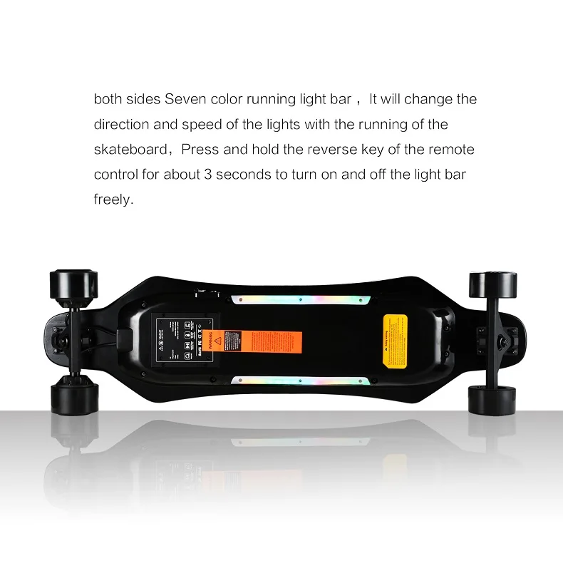 Electric Skateboard 4wheels Electric Scooter 36v 6a Dual Hub Motor 450w ...