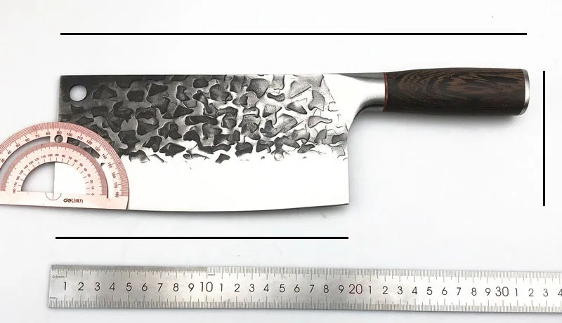 Kitchen Cleaver Knife Chef Butcher Knife Hot Selling Japanese 8'' High ...