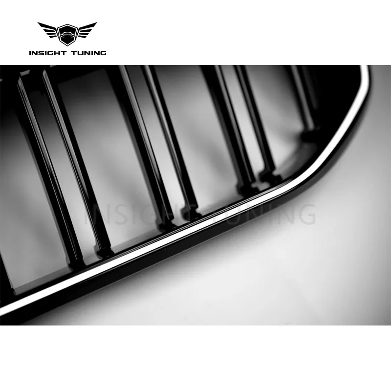 New Arrival Abs Plastics 3 Series Front Grille Center Mesh With Led ...