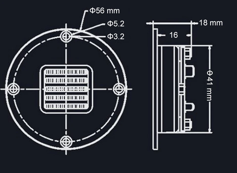 AIYIMA 2 Inch Ribbon Tweeter Speaker Unit - 30W Hifi Treble