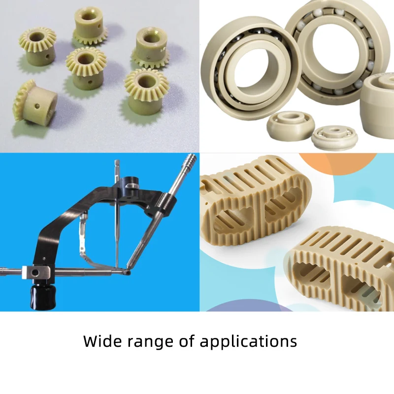 High Performance Engineering PEEK Block for CNC Machining Plastic PEEK ...