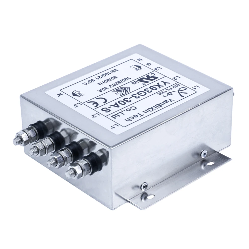 Screw Output Three Phase Four Wire Filter Emi Filter For Three Phase ...