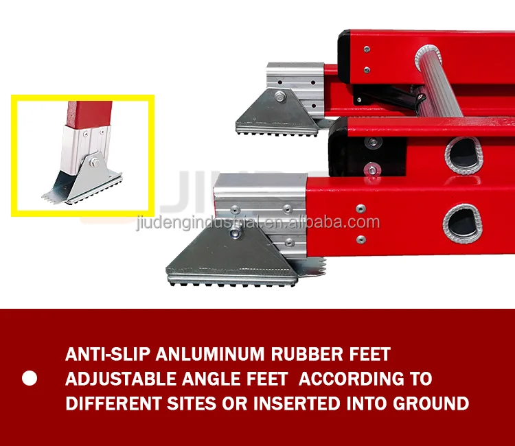 24ft 28ft 40ft Fiberglass Telescopic Ladder Insulation Ladder ...