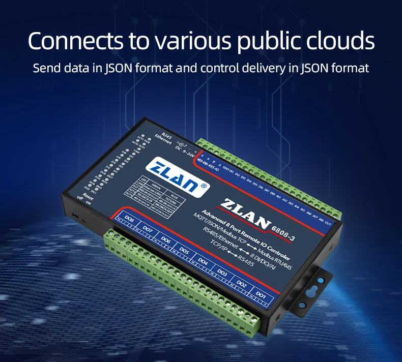 Remote I/O module switching to Ethernet analog data acquisition 8 ...