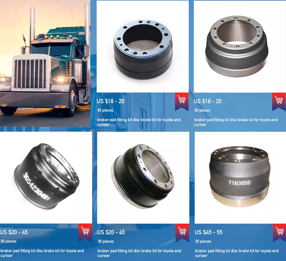 American Truck Brake Drum 16.5 X 7 for Freightliner