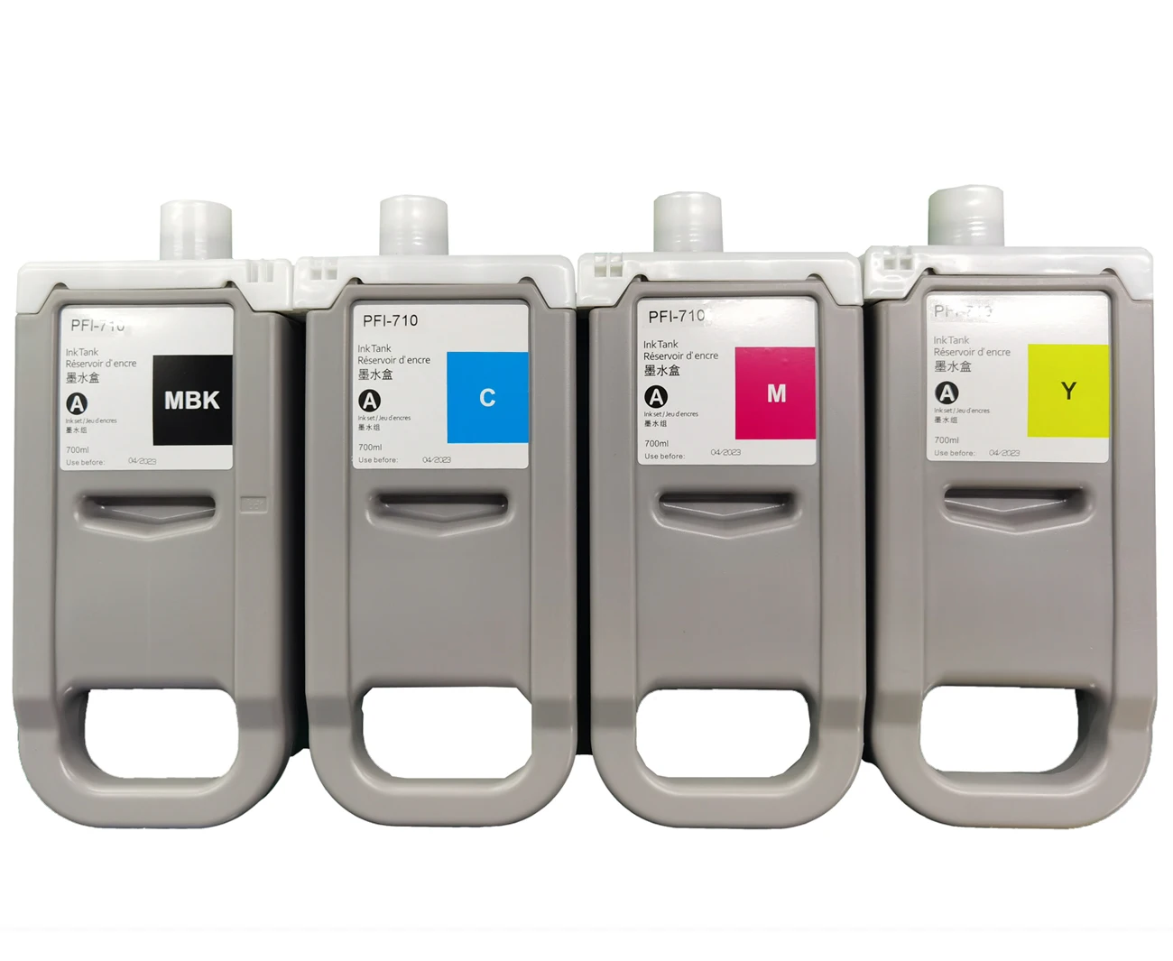 Aomya Ink Cartridge Pfi710 Compatible Pigment Ink For Canon Tx-2000/tx ...