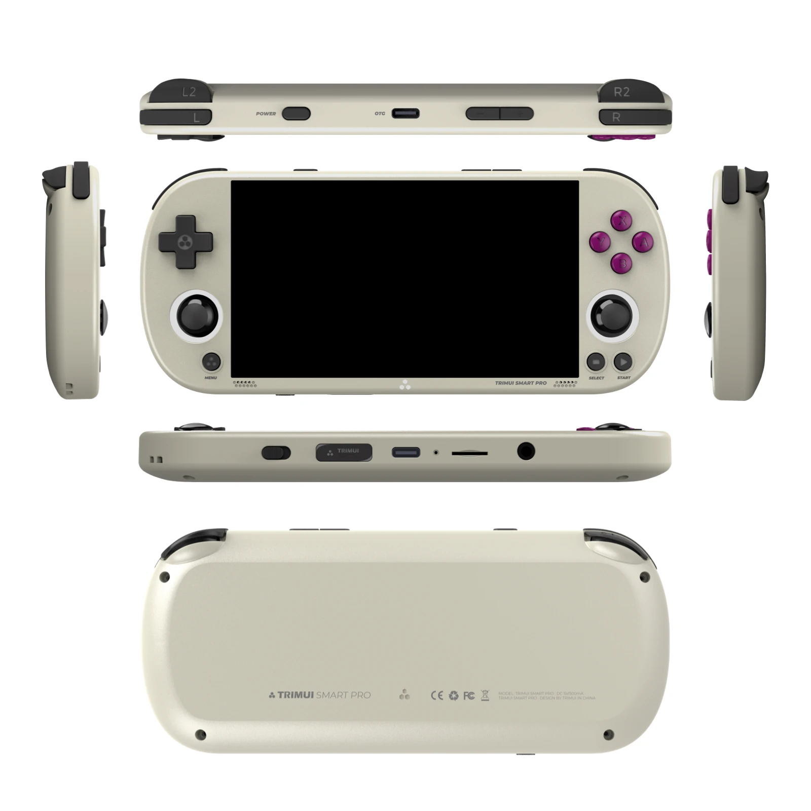256 Trimui Smart Pro,Handheld Game Console,4.96 Inch Ips 1280x720 ...