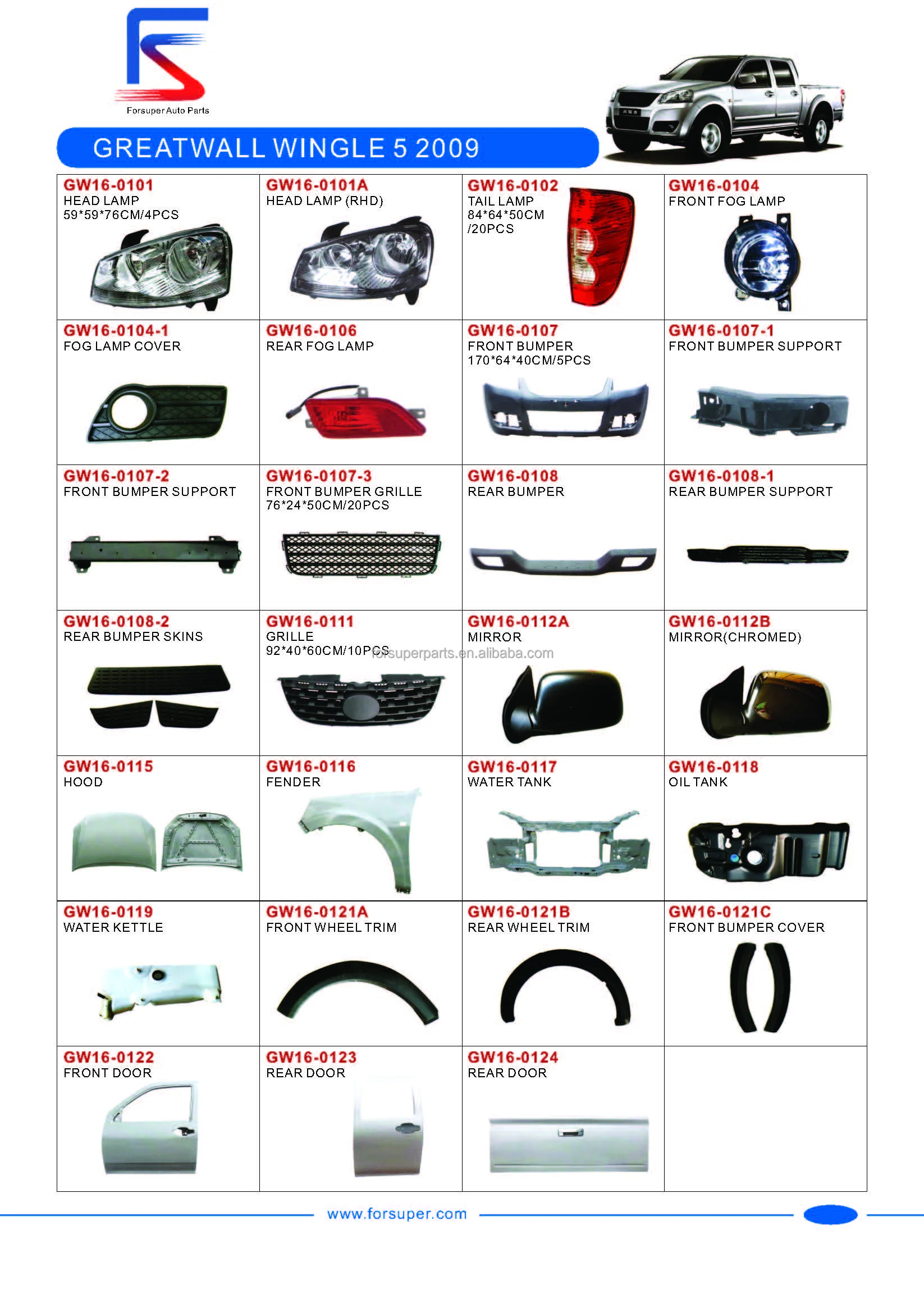 Rear Bumper For Greatwall Wingle 5 2009 Auto Parts - Buy Wingle Auto ...