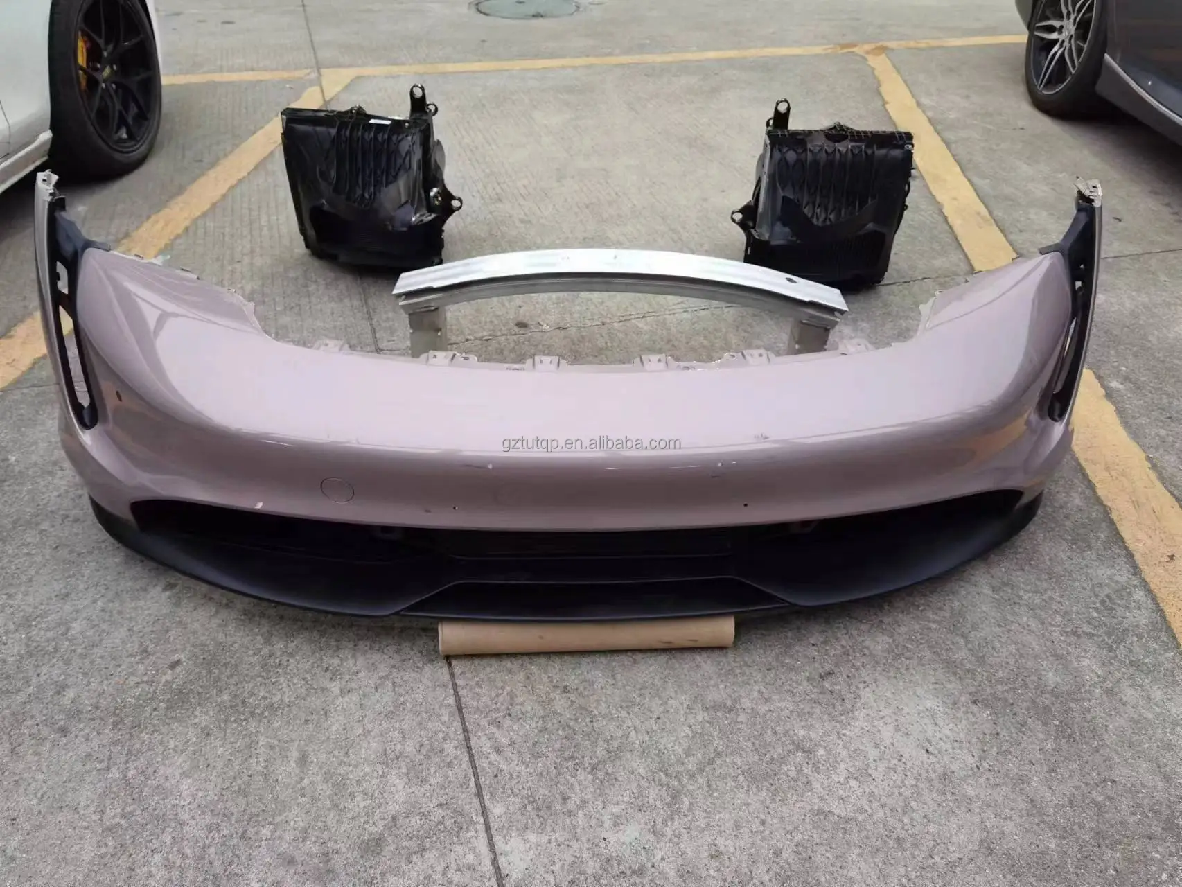 Original Body Kit for Porsche Taycan Front Face Assembly Front Bumper ...
