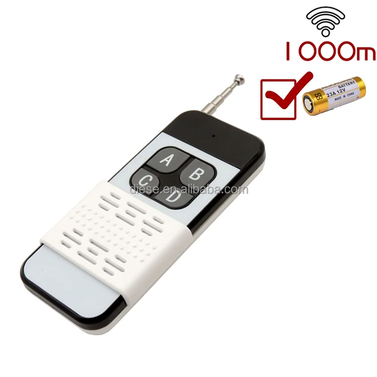 Universal 4-button 433mhz Garage Door Remote Control