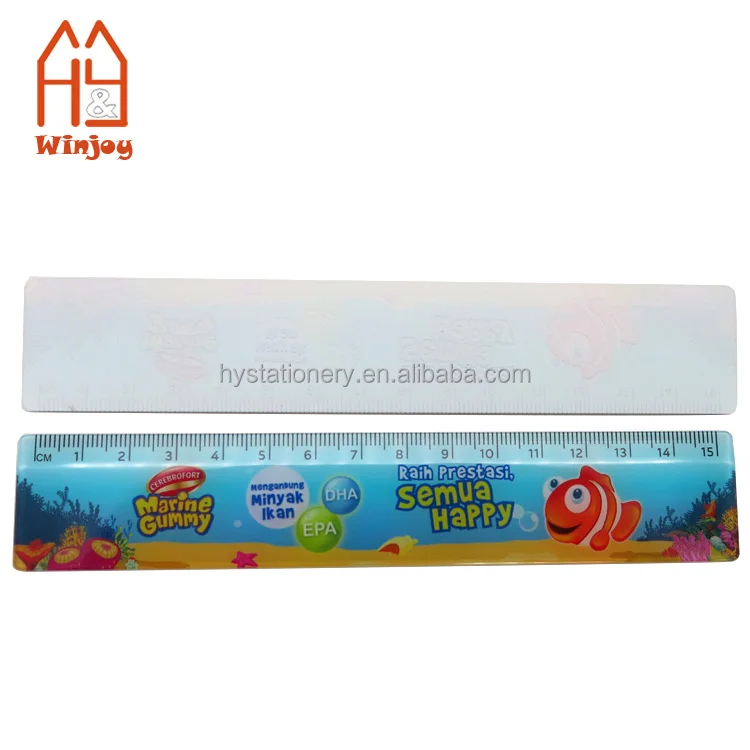 Custom Cartoon Lovely 6 Inch 15 CM Plastic Ruler,Promotional Gift ...