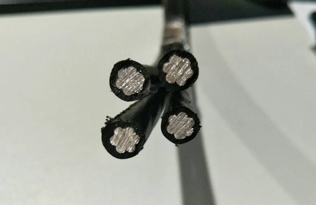 0.6/1kv 4 Core 25mm2 Overhead Aerial Bundled Conductor Twisted Cable ...