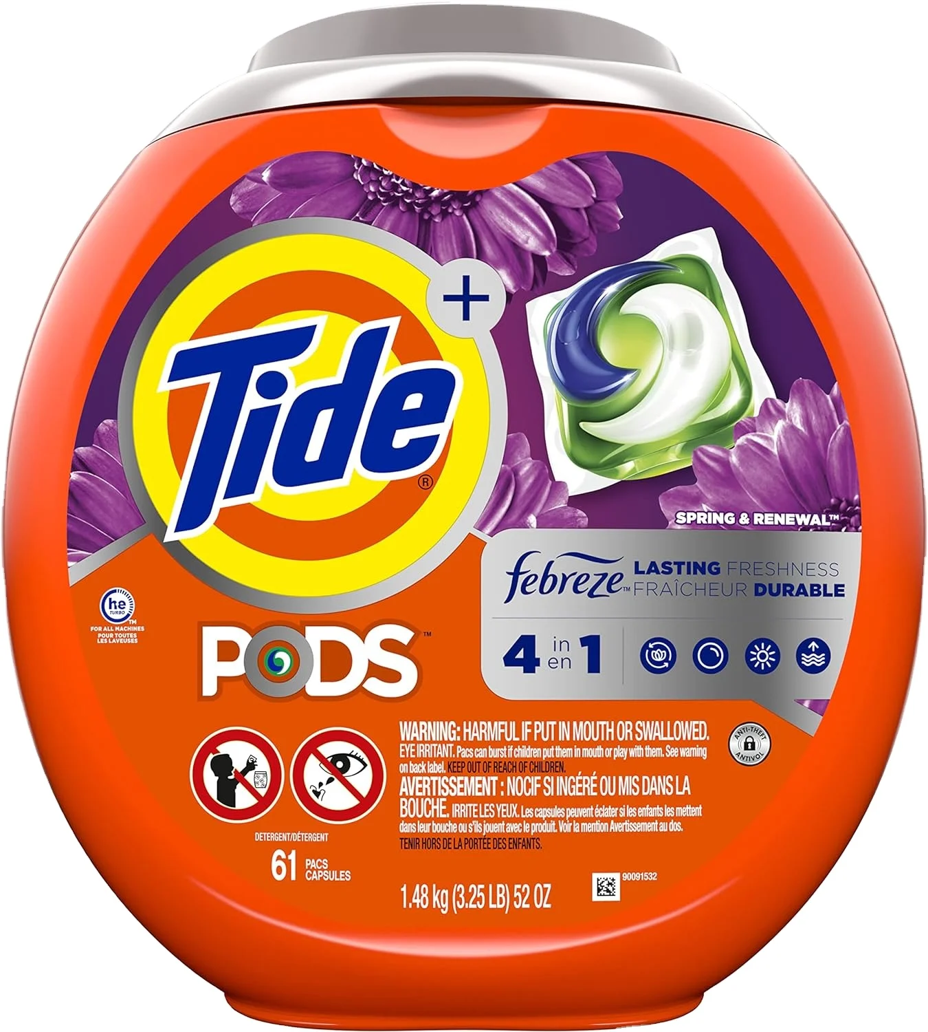 Tide Power Pods Laundry Detergent Pacs,Febreze Freshness With Sport ...
