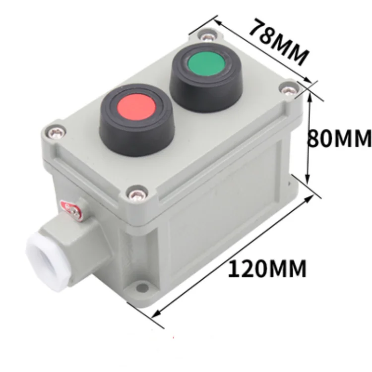 IP65 Waterproof Control Box Switch Explosion Proof Aluminum