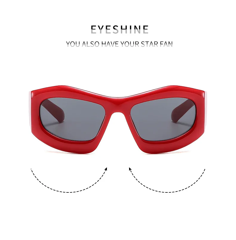 New Y2k Millennium Style Sunglasses From Europe And America Cross