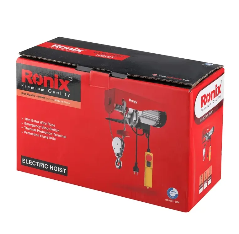 Ronix Model Rh-4131 Electric Wire Rope Hoist 300kg - Buy 300kg 220v ...