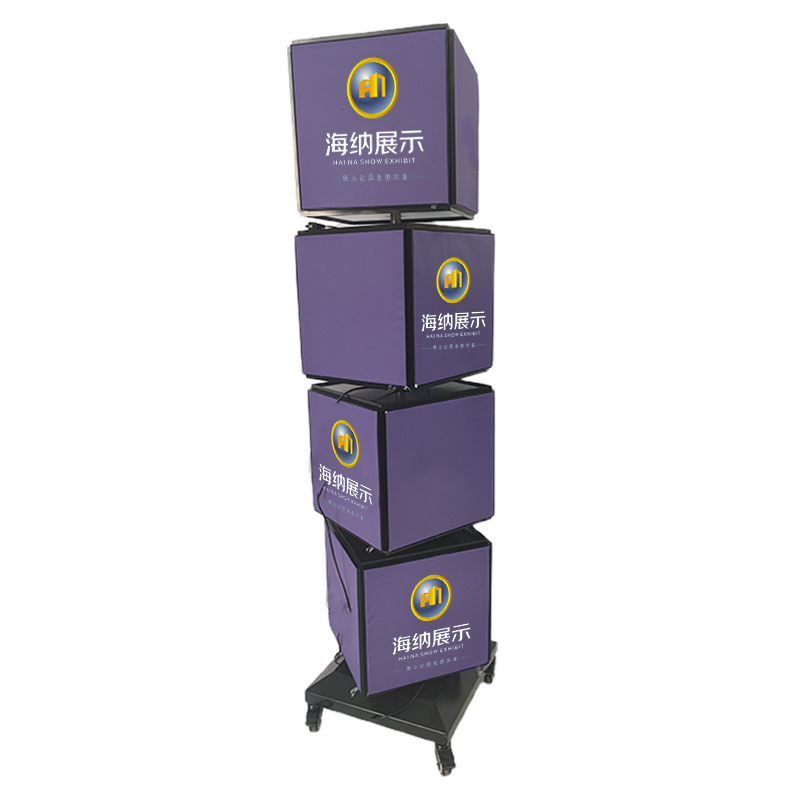 Alibaba.com: 4-side 4-layer rotating cube LED light box, outdoor ...