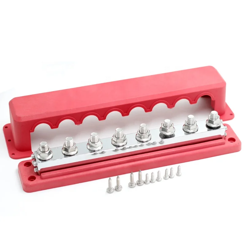 600A Heavy Duty Power Ground Distribution Block for 48V DC