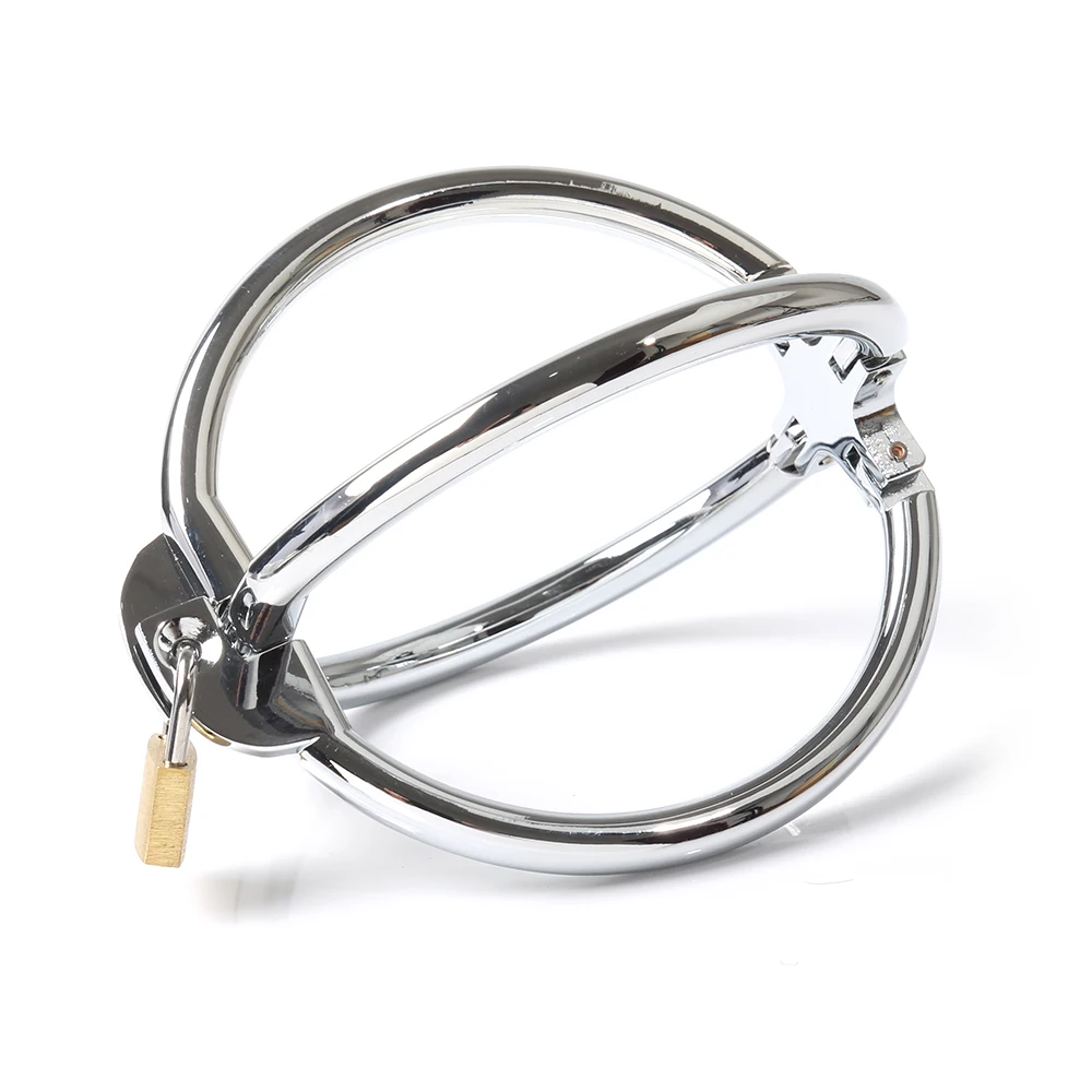 Metal Bondage Wrist Cross Handcuff Stainless Steel SM