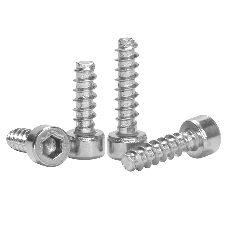 Stainless Steel M2 M2.6 M3 M4 M5 Hex Socket Head Cap Self Tapping ...