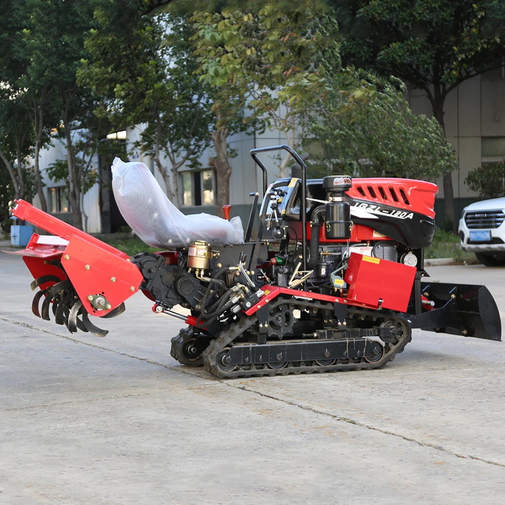 Agricultural Agriculture Crawler Cultivator Tracked Orchard Micro ...