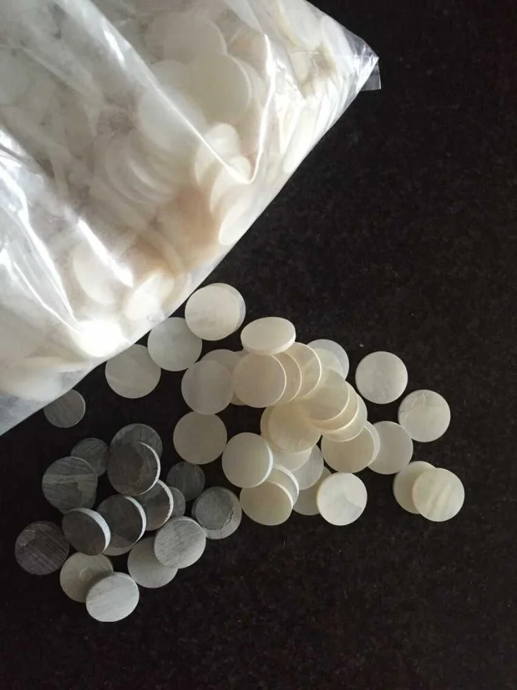 Natural White Mother Of Pearl Shell Button Blanks For Button Making ...
