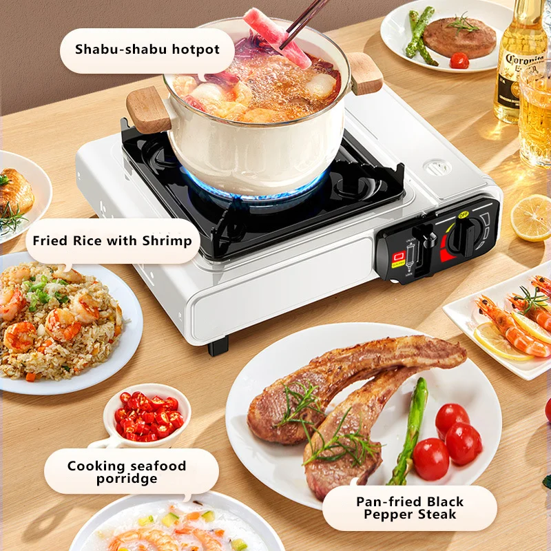 Portable Butane Stove Outdoor Barbeque Grill Portable Camping Stove ...