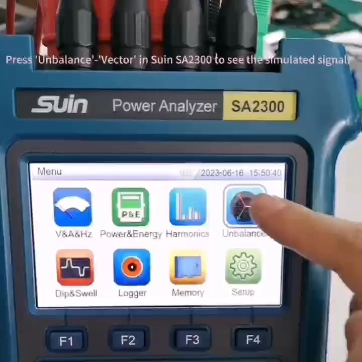 High Quality Handheld Suin Sa2300 Multifunction Digital Three-phase Power Quality And Energy ...