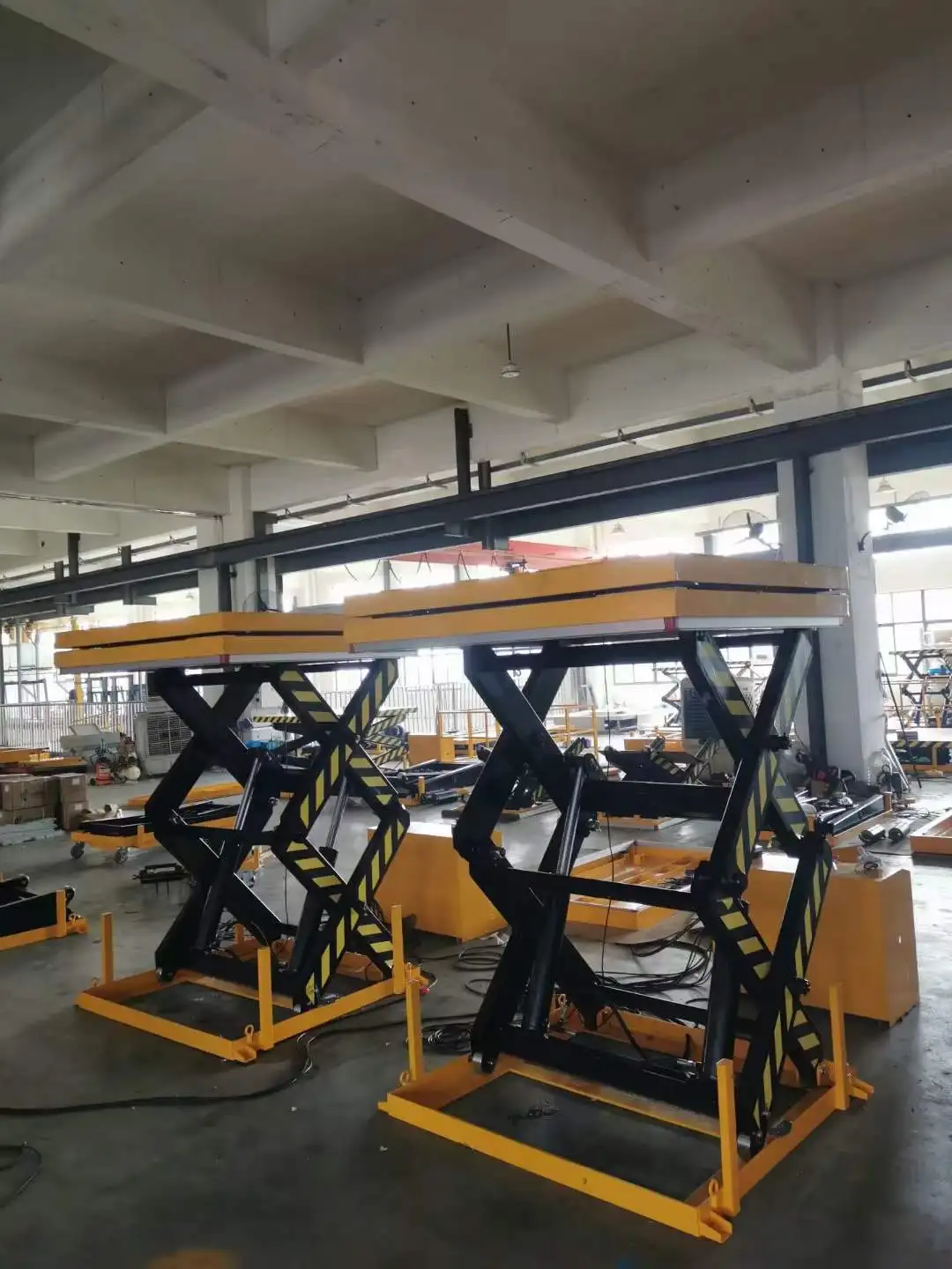 Plk Electric Scissor Lift Table Hydraulic Cargo Lift Platform Rotary ...