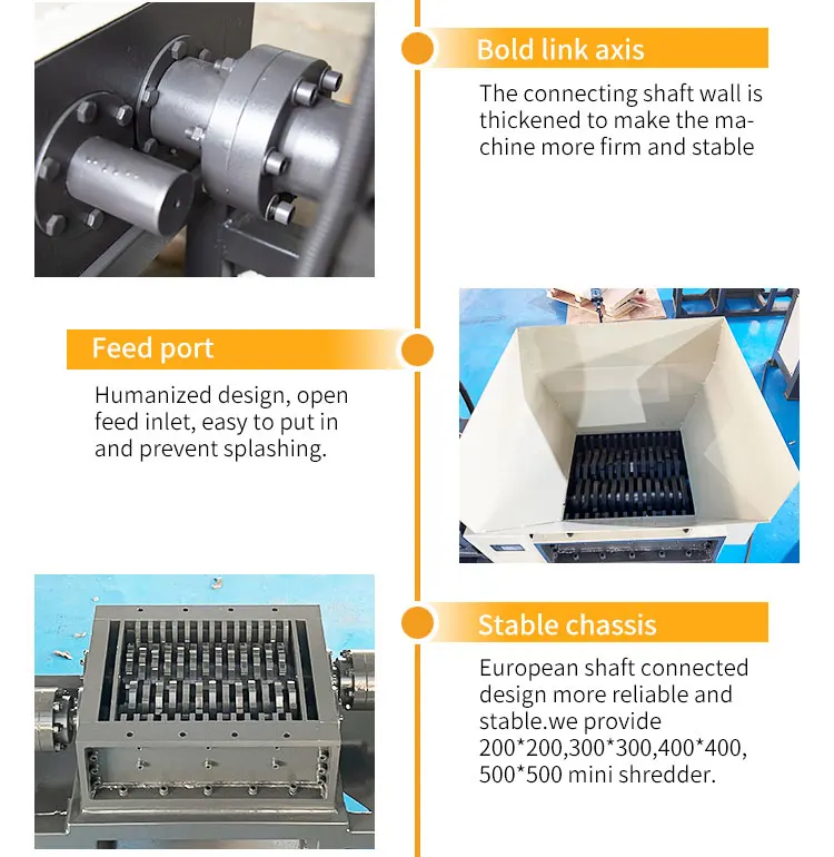 WX Mini Shredder for Plastic Bottles - High Performance