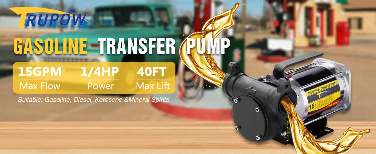 DC 12V 15GPM Cast Iron Explosion-Proof Electric Oil Pump