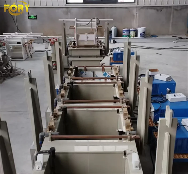 Fory Electric Galvanizing Machine / Zinc Plating Line/Galvanized ...