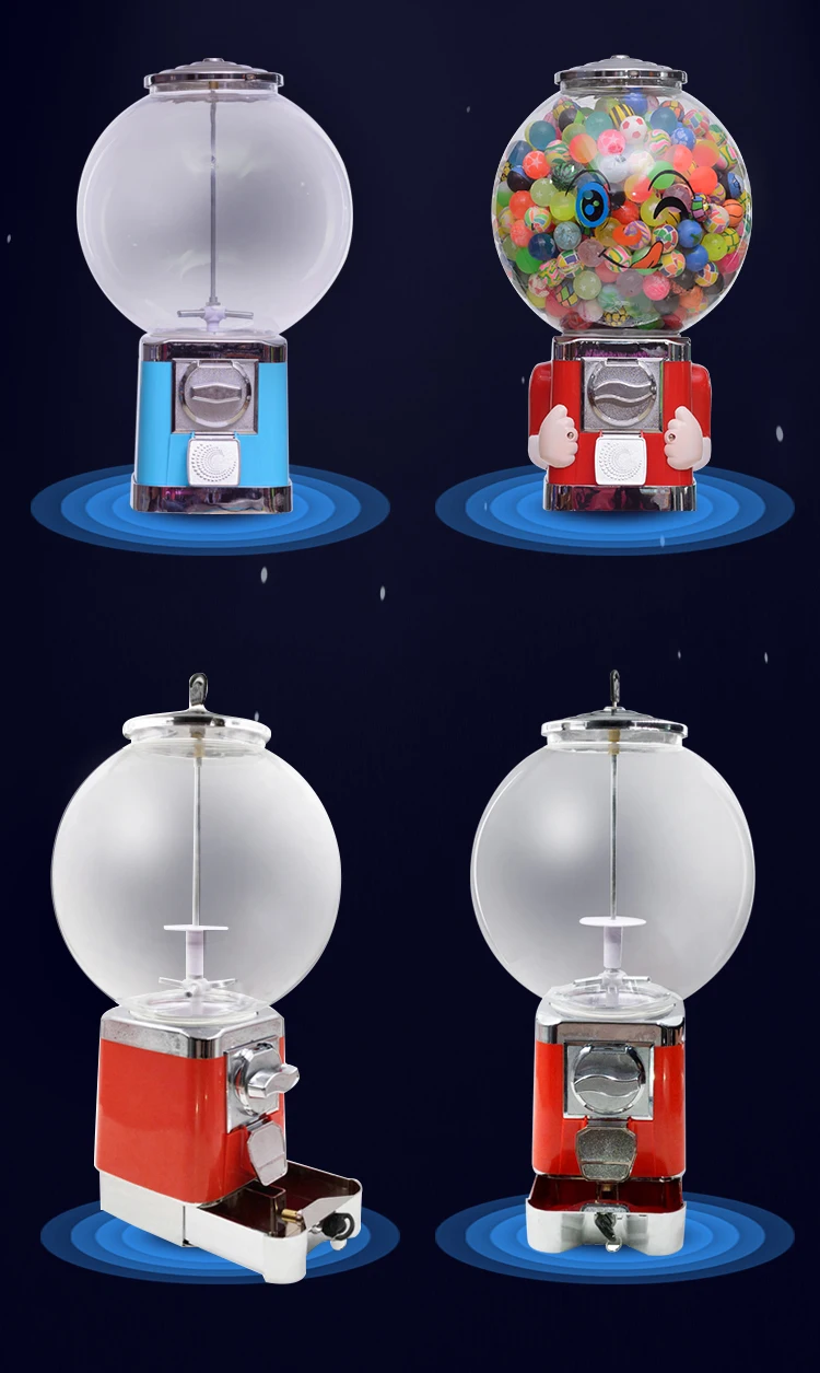 Antique Blue Big Gumball Machine - Fun & Profit!