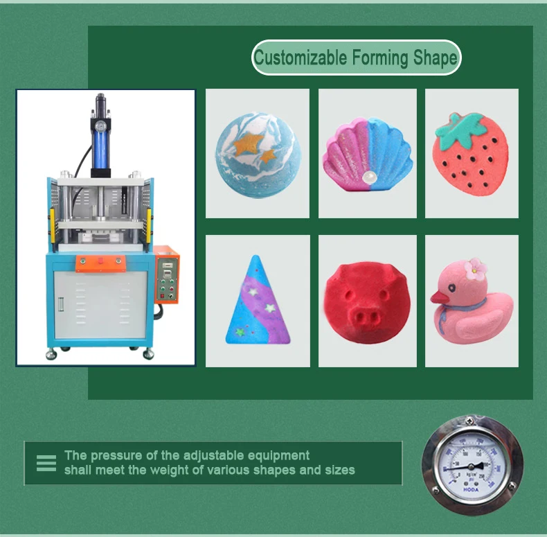 Automatic Hydraulic Bath Bomb Ball Making Presser Machine