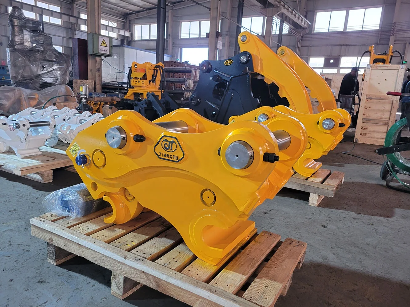 JT Bucket Change Hydraulic Double Lock Hitch Quick Coupler For ...