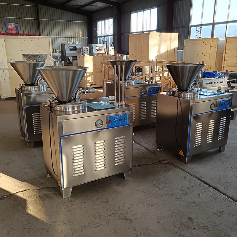 High Automation Sausage Stuffer Machine / Sausage Filler Stuffer ...